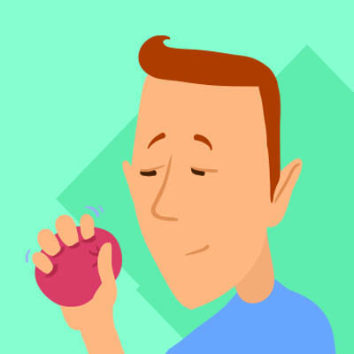 sentido del tacto icono - Juegos infantiles