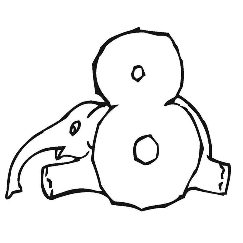 DIBUJOS DE NÚMEROS Y LETRAS ® Para colorear