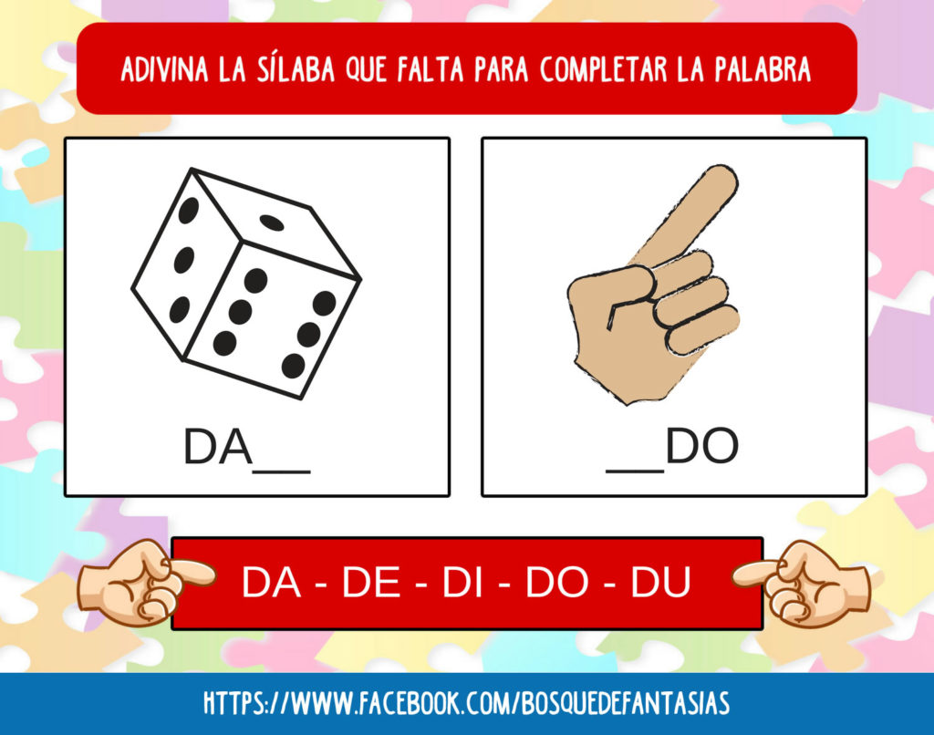 Fichas para trabajar la CONCIENCIA SILÁBICA en primaria