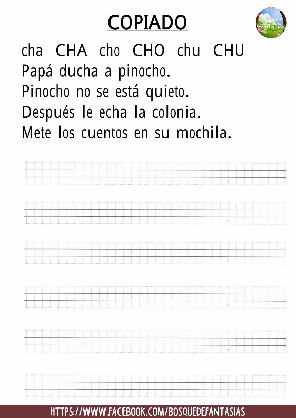 Cuadernillo para practicar con las SÍLABAS: PDF GRATUITO