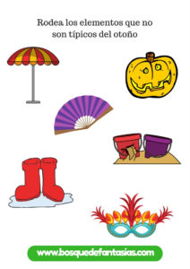 Cuadernillo del OTOÑO para niños: Actividades para niños de infantil