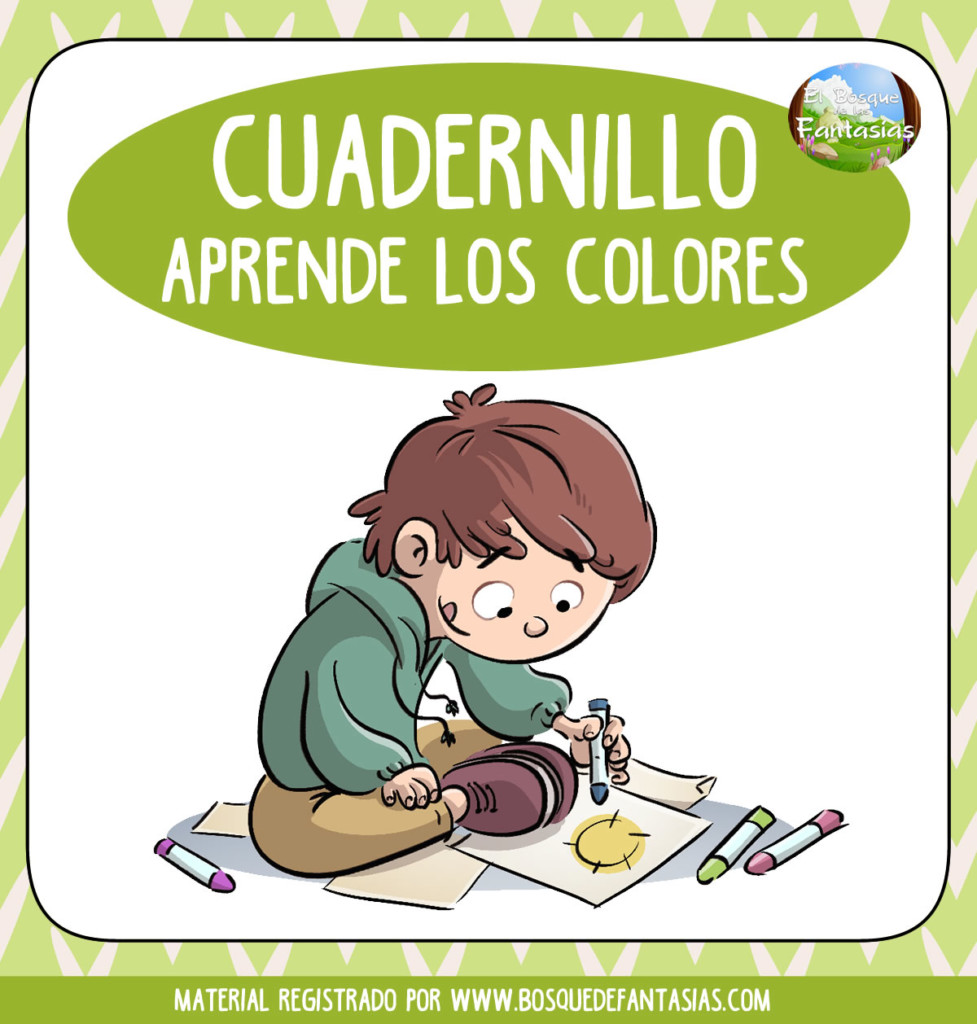 Cuadernillo para preescolar: Aprende los COLORES