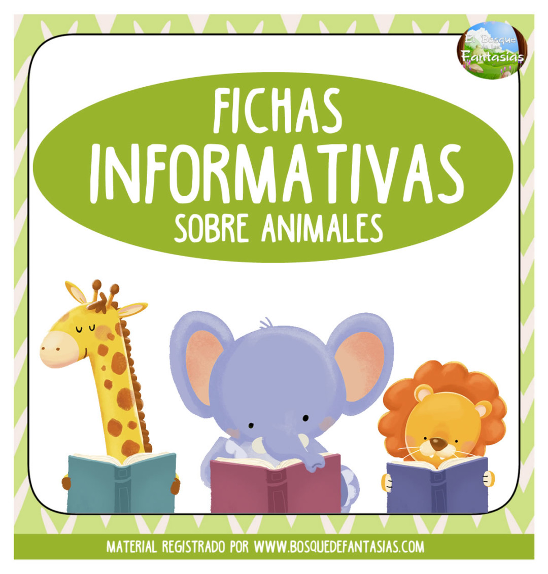 Fichas INFORMATIVAS de ANIMALES: Nombre y características