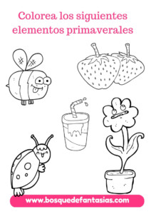 cuaderno de primavera hoja 9 - Juegos infantiles