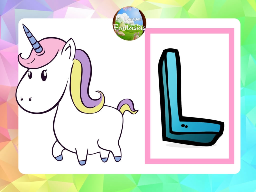 Fichas de ABECEDARIO con UNICORNIOS en PDF
