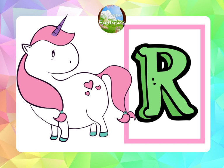 Fichas de ABECEDARIO con UNICORNIOS en PDF
