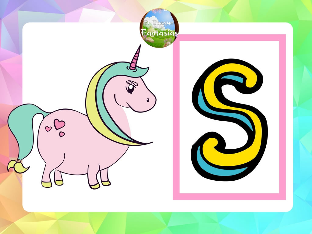 Fichas de ABECEDARIO con UNICORNIOS en PDF