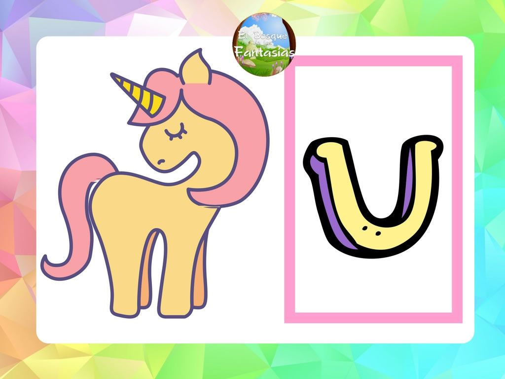 Fichas de ABECEDARIO con UNICORNIOS en PDF