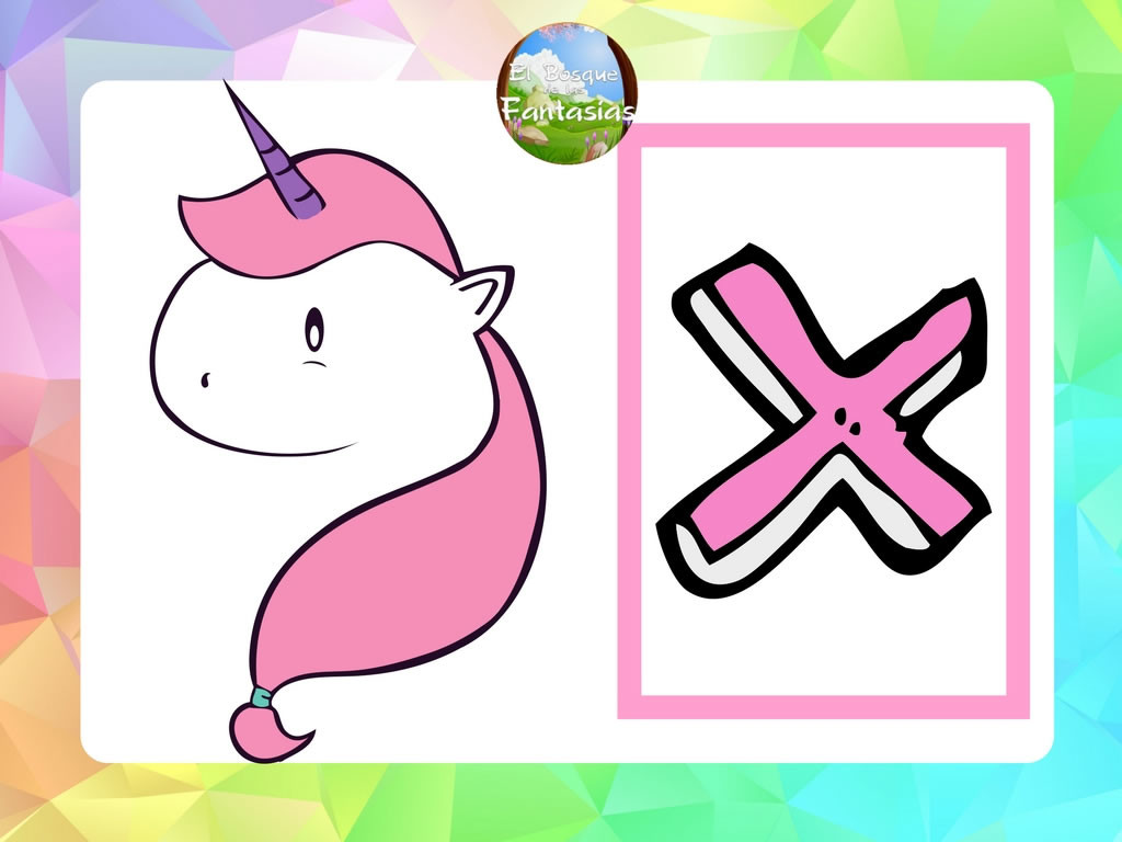 Fichas de ABECEDARIO con UNICORNIOS en PDF