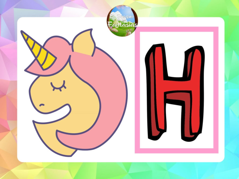 Fichas de ABECEDARIO con UNICORNIOS en PDF
