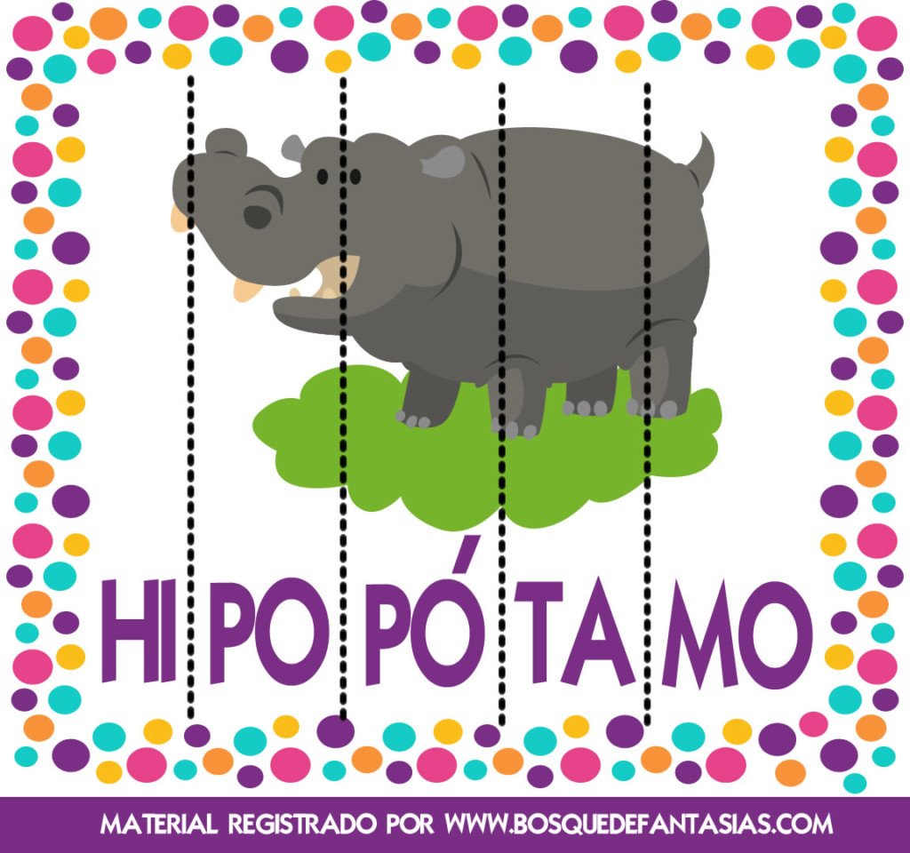 Fichas de SÍLABAS recortables para niños de primaria