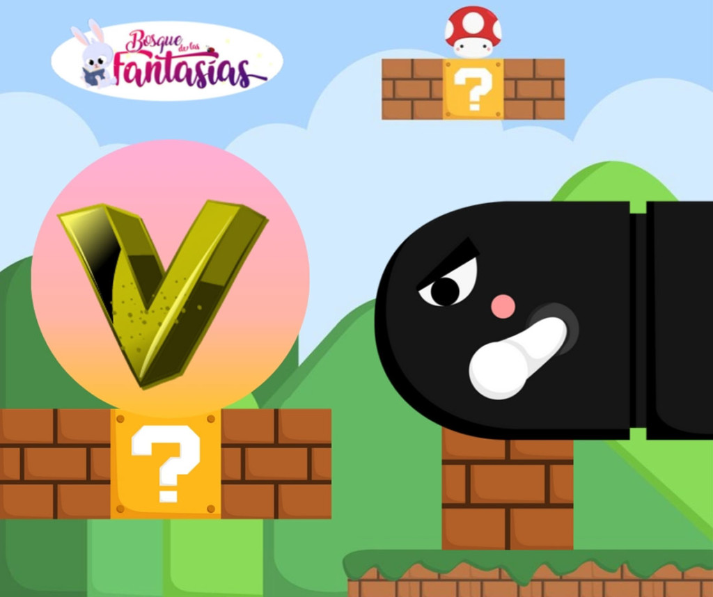 Fichas de ABECEDARIO de MARIO BROS en formato PDF