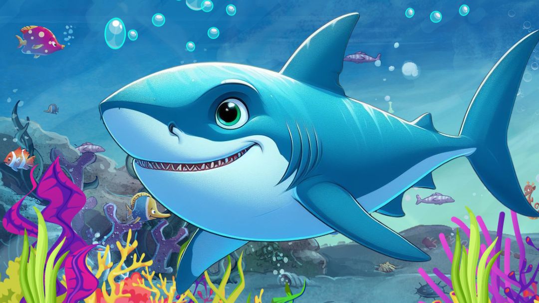 Dibujos De Tiburones Blancos Para Niños