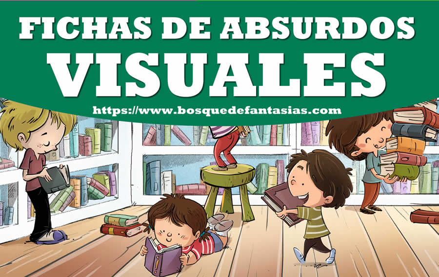fichas de absurdos visuales - Juegos infantiles