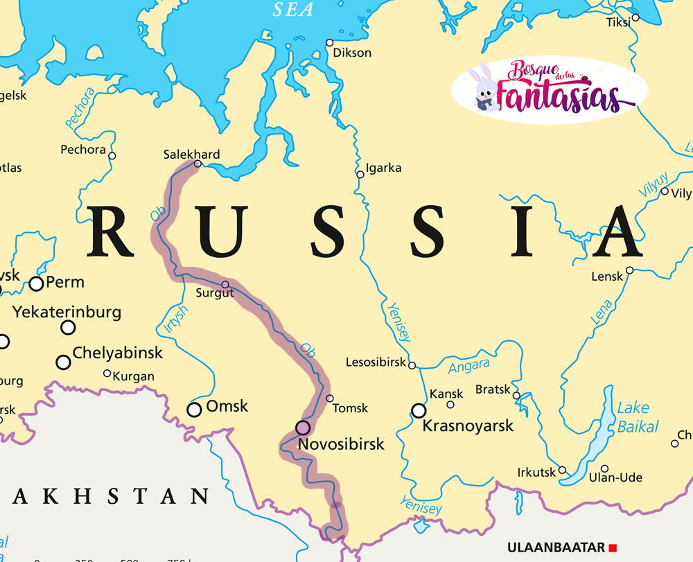 rio obi mapa - Juegos infantiles