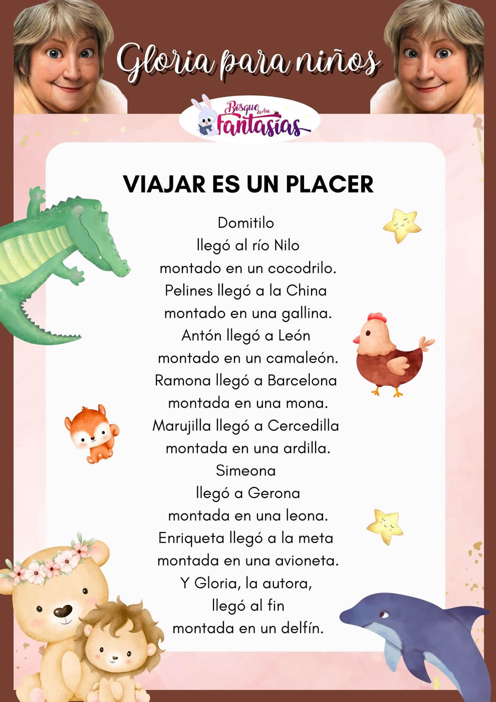 poema viajar es un placer - Juegos infantiles