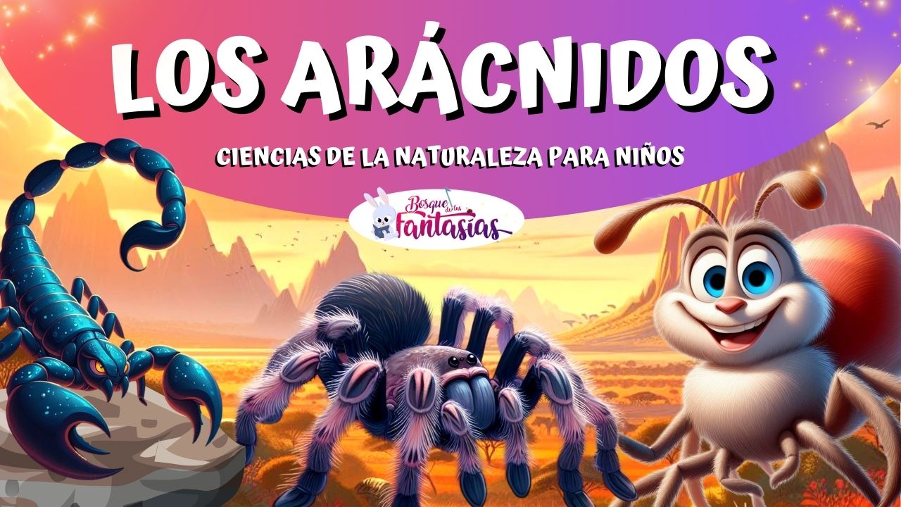 los aracnidos portada - Juegos infantiles