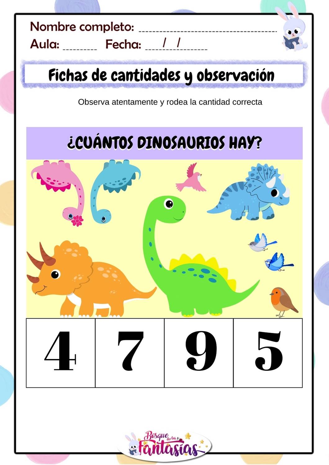 actividades para aprender a contar 5 - Juegos infantiles