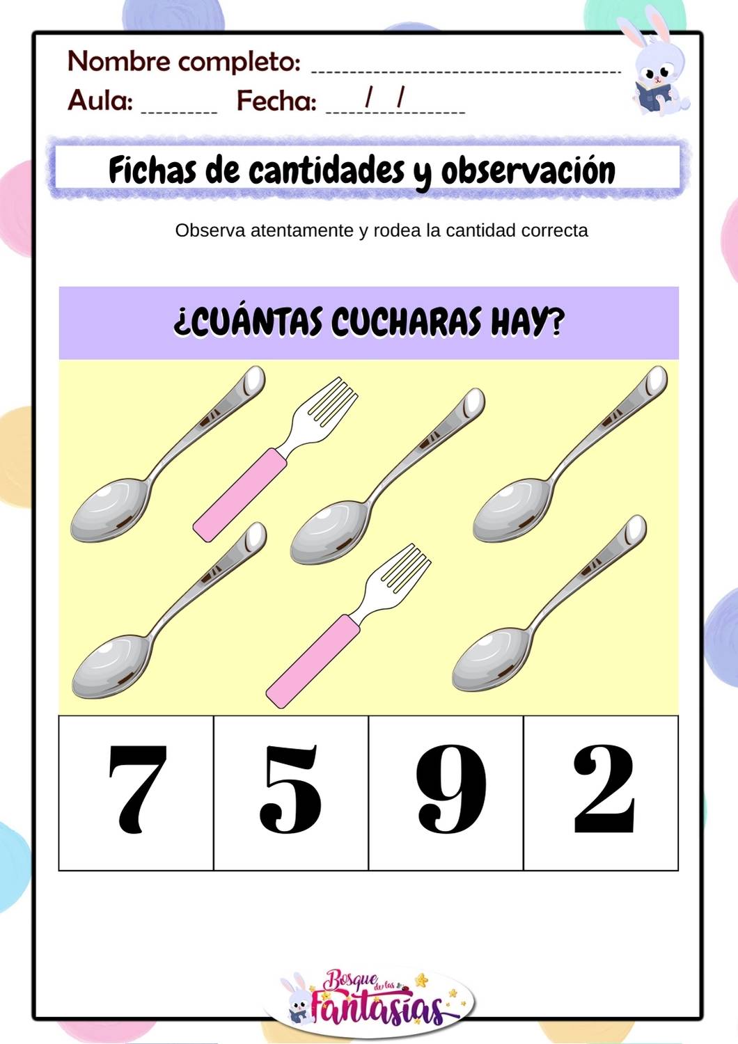 actividades para aprender a contar 7 - Juegos infantiles