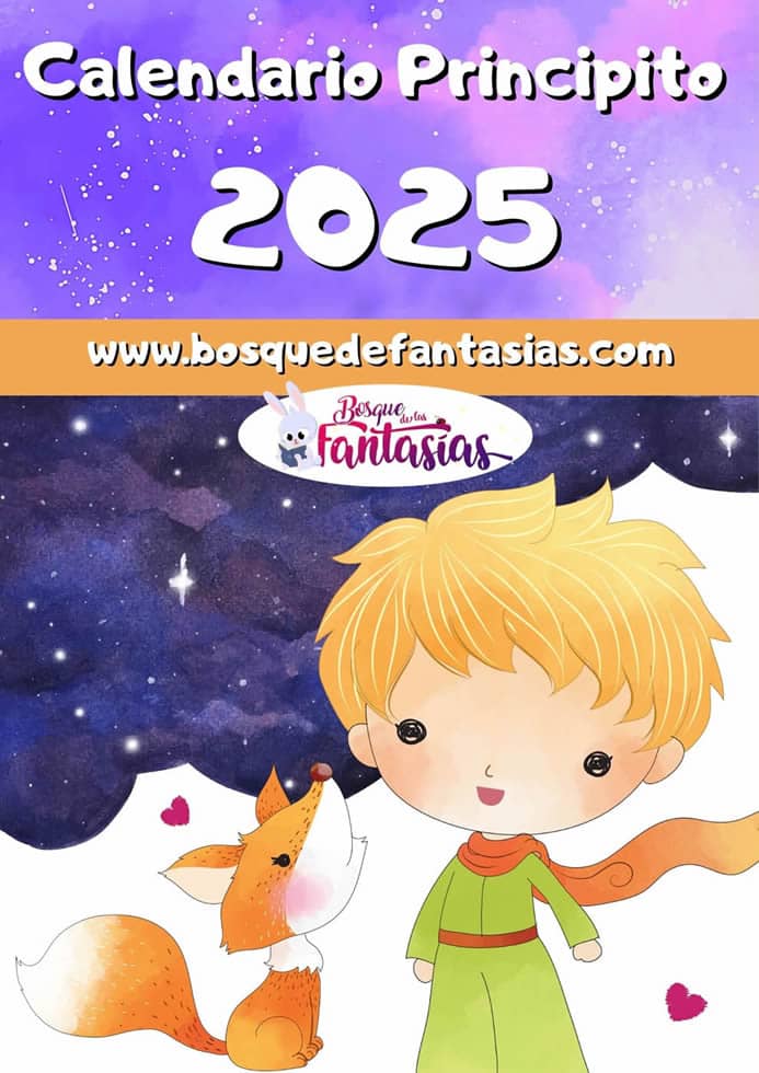 calendario el principito 2025 - Juegos infantiles