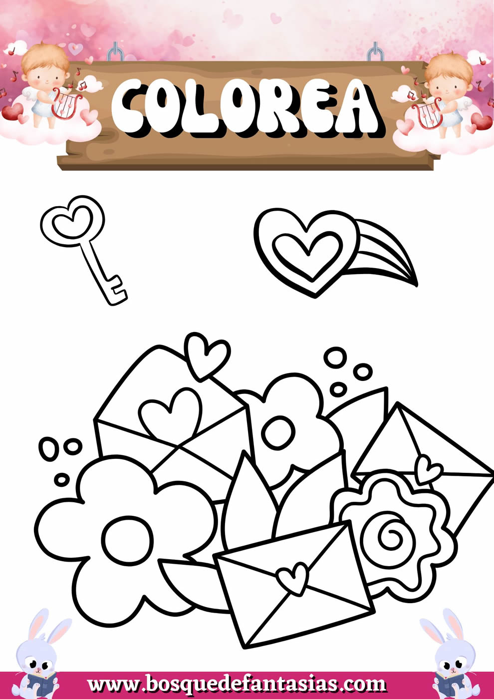 dibujos de san valentin para ninos - Juegos infantiles