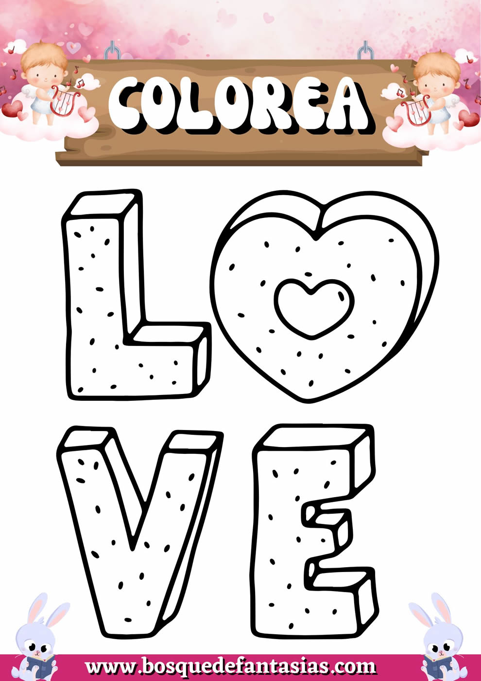 dibujos de san valentin para pintar - Juegos infantiles